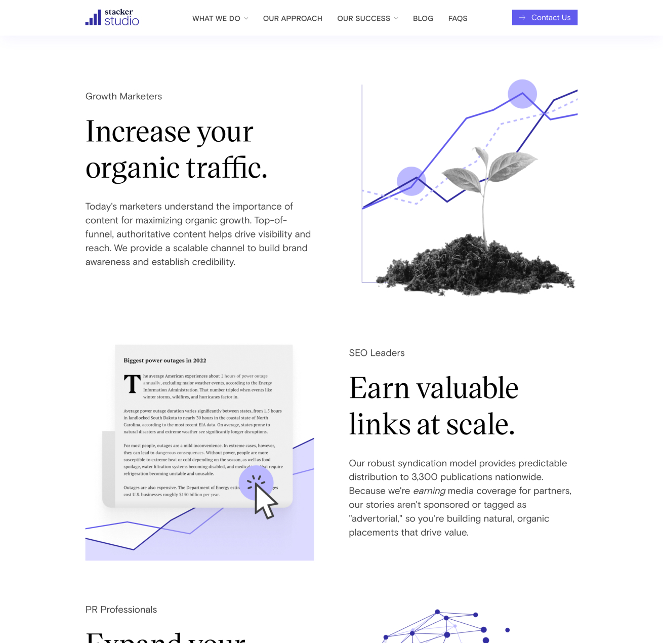 Portfolio Example: Stacker Studio | SmartBug Media®